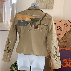 Cello | Jackets & Coats | Army Khaki Green Cute Jacket | Poshmark